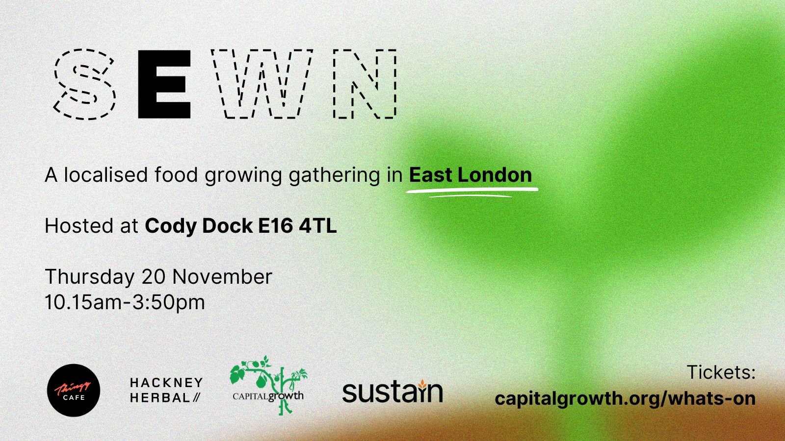 SEWN Together East | Sustain
