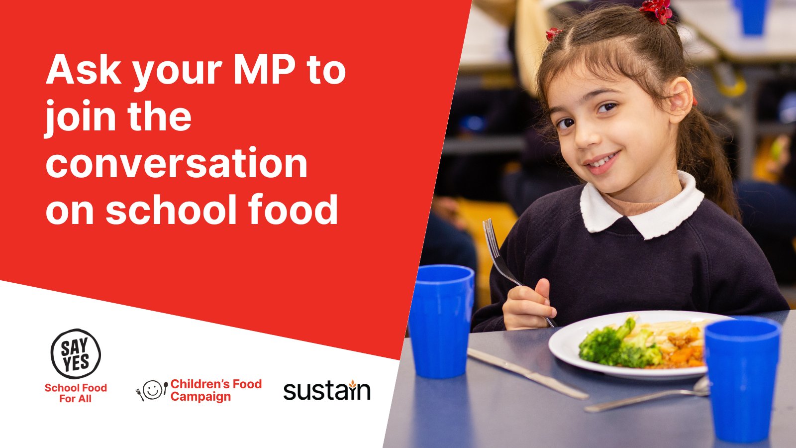 Ask your MP to join the conversation on school food | Sustain