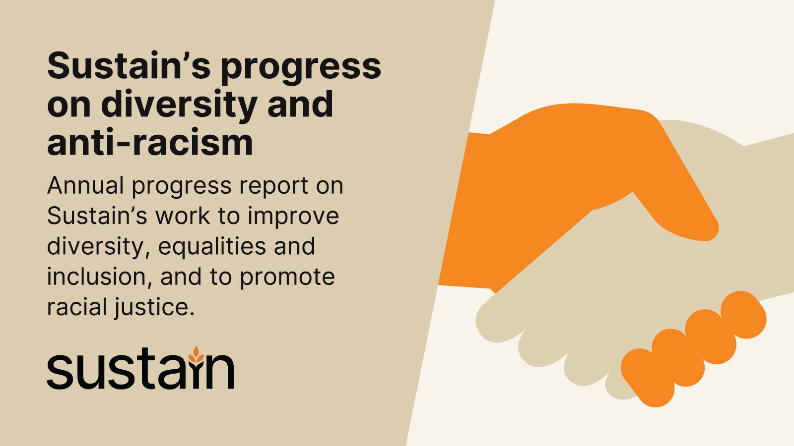 Sustain’s progress on diversity and anti-racism: December 2021 | Sustain
